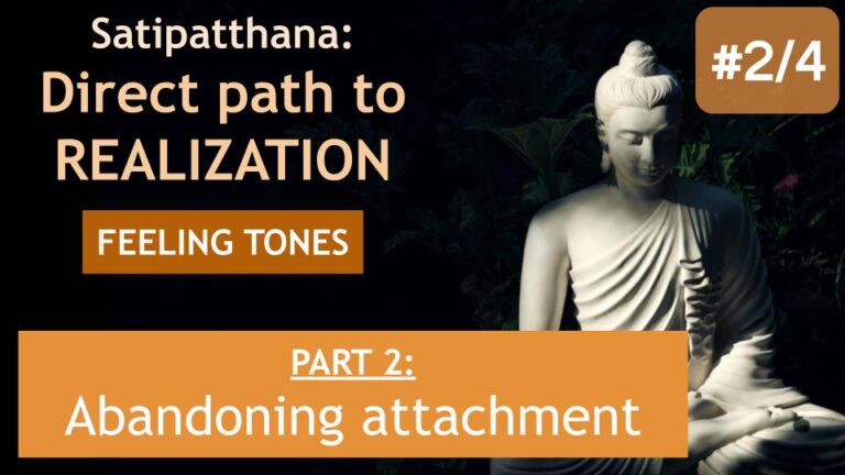 Mindfulness of feelings, part 2 - Frameless Meditation